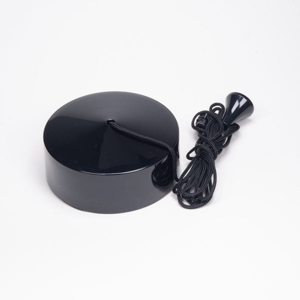 Black Plastic Pull Cord 6A Two Way Ceiling Switch – Enamel Shades