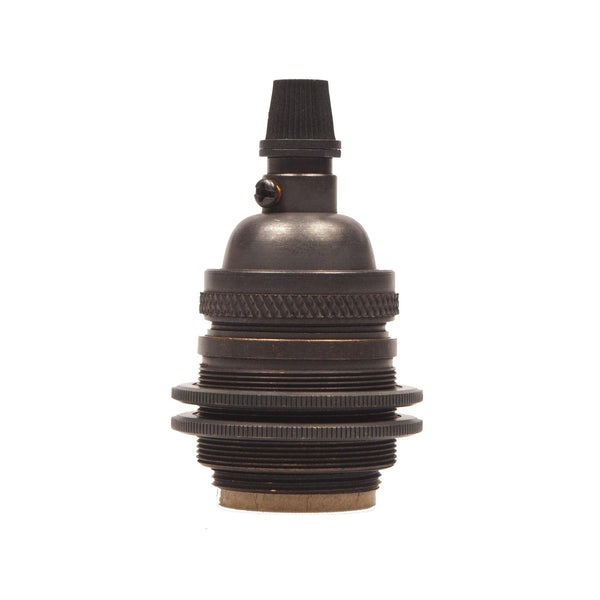 E26 UL Lampholder with grip (USA ONLY) - Bronze - Enamel Shades
